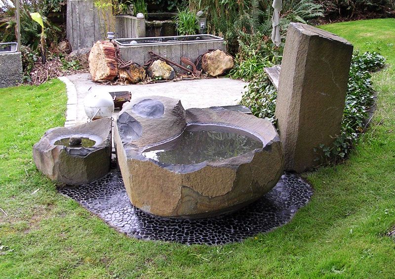 Basalt Birdbaths | Plaisted Companies